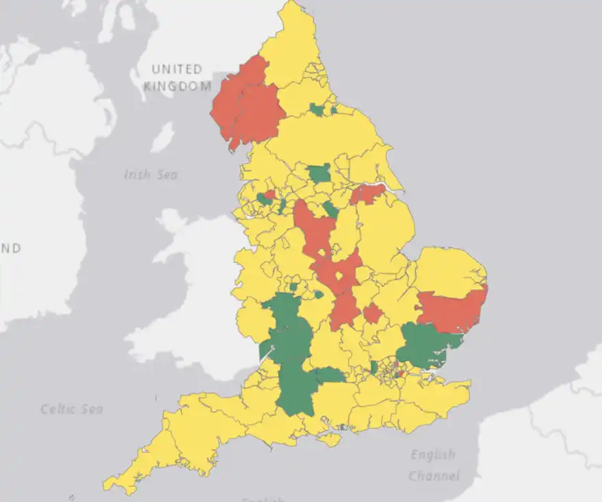 New council road ratings reveal England’s best and worst for pothole ...