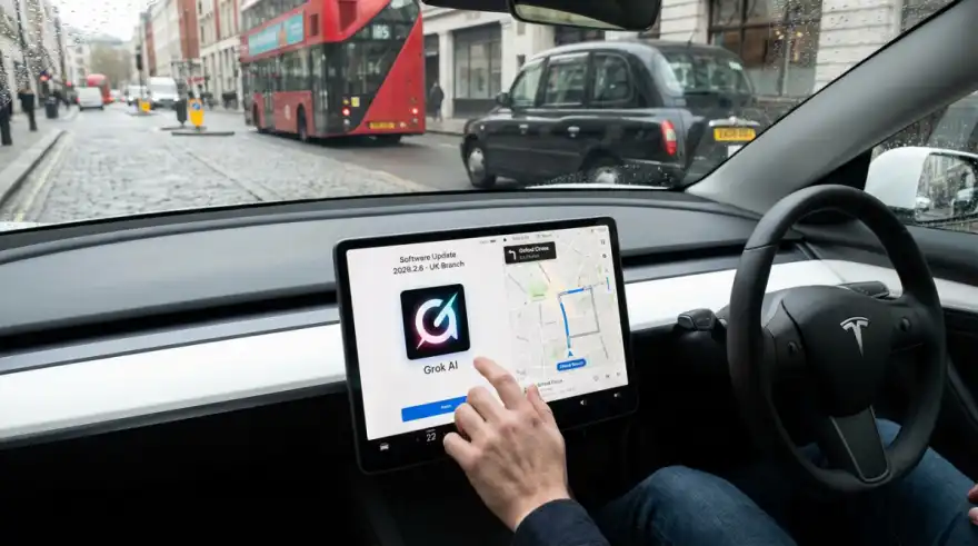 Tesla's Grok AI finally arrives in the UK for £9.99 a month – Here's ...